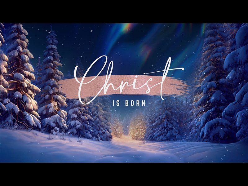 Christmas Snow Christ Is Born | Life Scribe Media | WorshipHouse Media