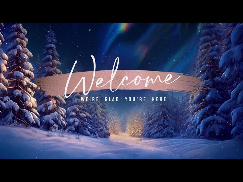 Christmas Snow Welcome | Life Scribe Media | WorshipHouse Media
