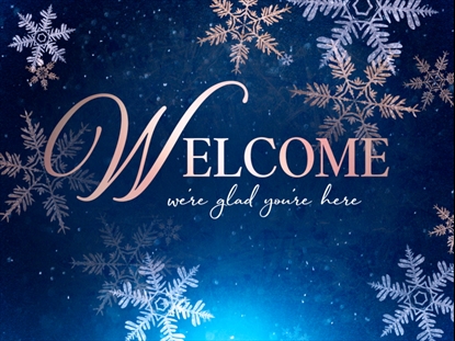 Christmas Snowflakes Welcome | Life Scribe Media | WorshipHouse Media