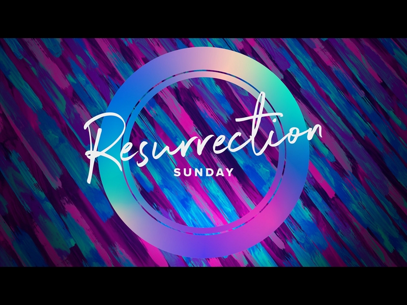 Color Brush Resurrection Sunday | Life Scribe Media | WorshipHouse Media