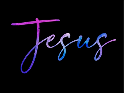 Jesus Name Written In Cursive Letters