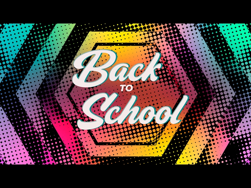 Halftones Gradient Back To School | Life Scribe Media | WorshipHouse Media