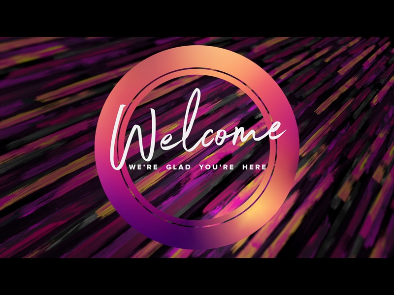 Maundy Thursday Color Brush Welcome | Life Scribe Media | WorshipHouse Media