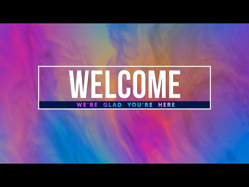 Maundy Thursday Paint: Welcome | Life Scribe Media | WorshipHouse Media