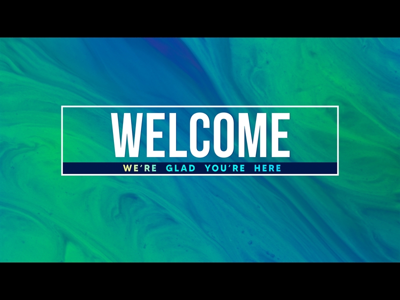 Palm Sunday Paint: Welcome | Life Scribe Media | WorshipHouse Media