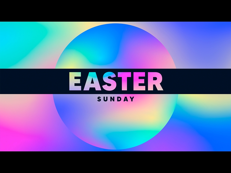 Spring Gradient Easter Sunday | Life Scribe Media | WorshipHouse Media