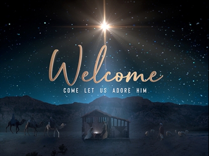 Starry Night Nativity Welcome | Life Scribe Media | WorshipHouse Media