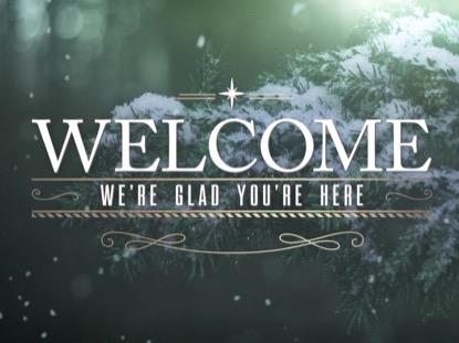 Winter Welcome To Church Images