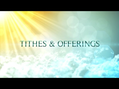 Tithes And Offering Banner