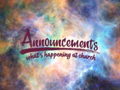 announcements background