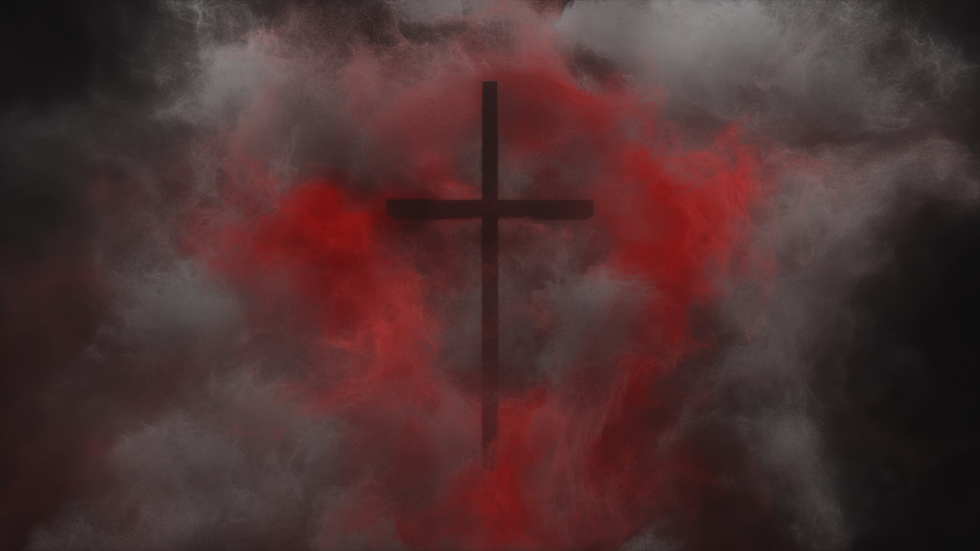 Color Blast: Red Grey Cross | Motion Worship | WorshipHouse Media