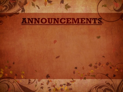 Autumn Wind Announcements | Motion Worship | WorshipHouse Media