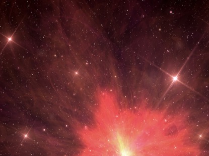 Awesome Galaxy Pink Fireball | Motion Worship | WorshipHouse Media