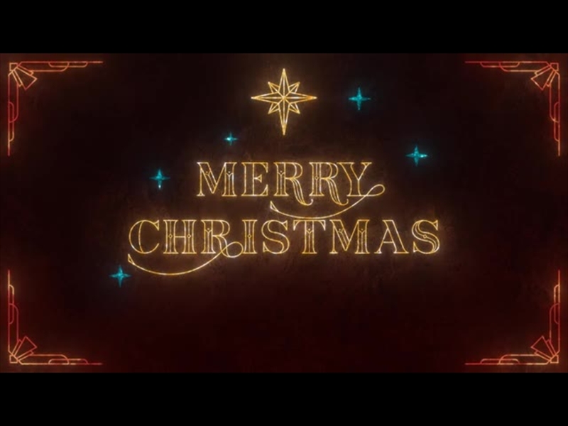 Christmas Frames Merry Christmas | Motion Worship | WorshipHouse Media