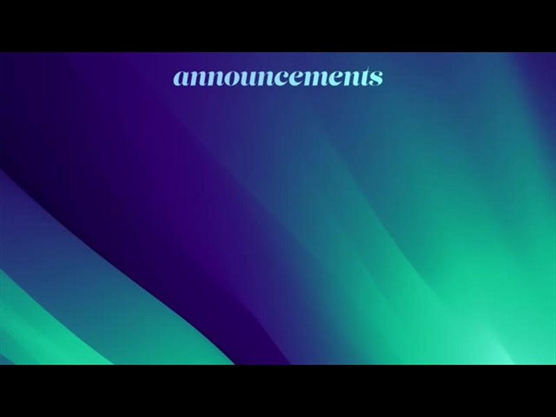 Color Flow Announcements | Motion Worship | WorshipHouse Media