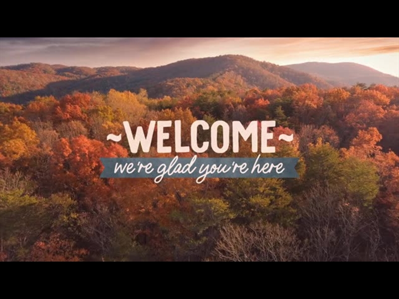 Epic Autumn Aerial Welcome | Motion Worship | WorshipHouse Media