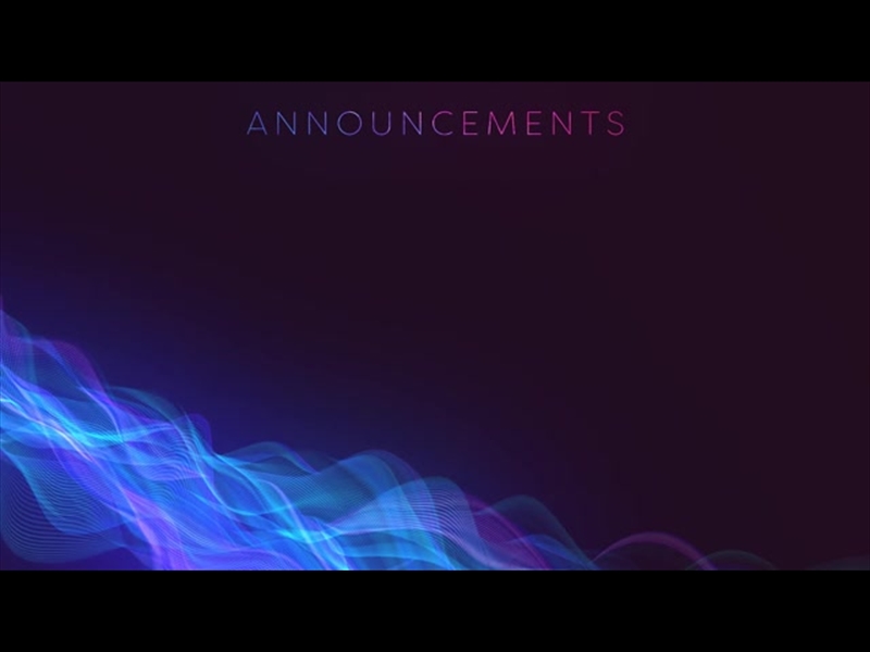 Lightwave Announcements | Motion Worship | WorshipHouse Media