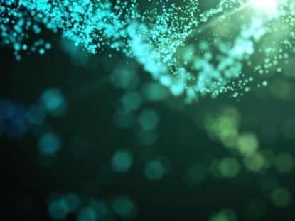 Particle Ribbons Green Fade | Motion Worship | WorshipHouse Media