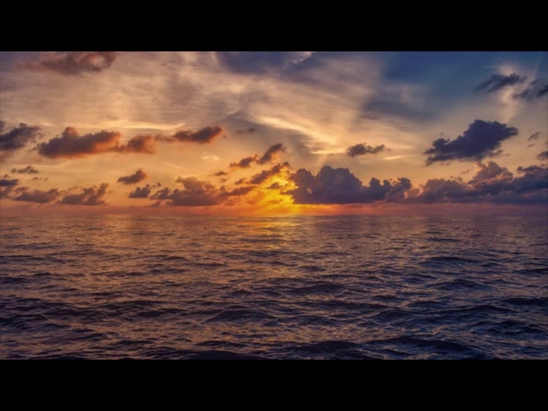 Seascape Epic Sunset Clouds | Motion Worship | WorshipHouse Media