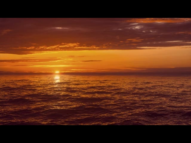 Seascape Orange Sunset | Motion Worship | WorshipHouse Media