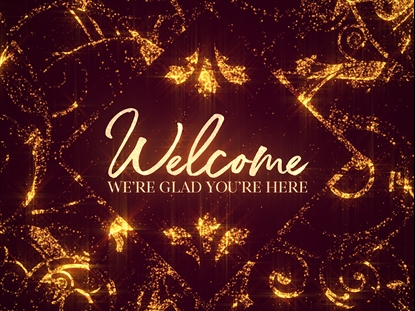 Sparkle Welcome Red | Motion Worship | SermonSpice