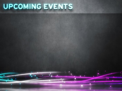 Upcoming Events Wall | Motion Worship | Youth Worker