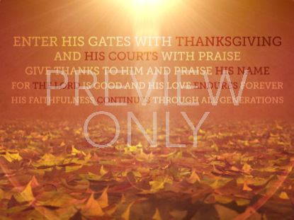 Vintage Thanksgiving Scripture | Motion Worship | WorshipHouse Media