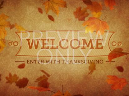 Vintage Thanksgiving Welcome | Motion Worship | WorshipHouse Media