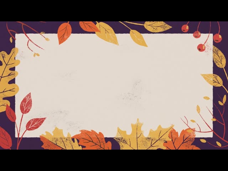 Fall Feelings Purple Border | MYK | WorshipHouse Media