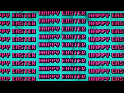 90s Easter Happy Easter Motion Loop | Big City Studios | WorshipHouse Media