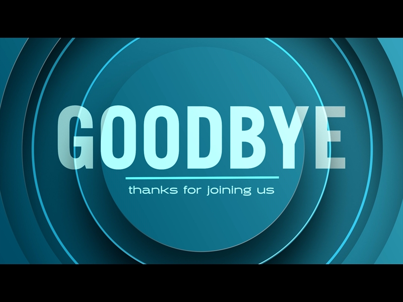 Electric Blue Circle Goodbye Animation | Now i See Media | WorshipHouse ...