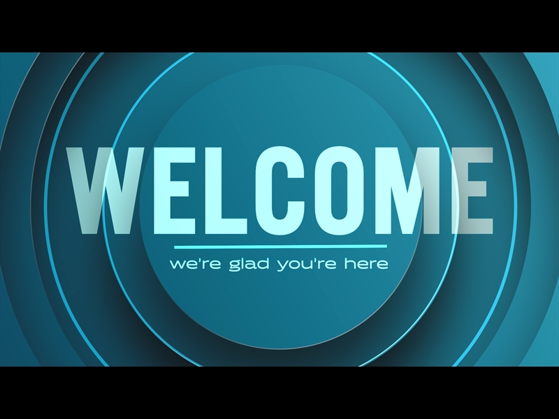 Welcome Logo Animated