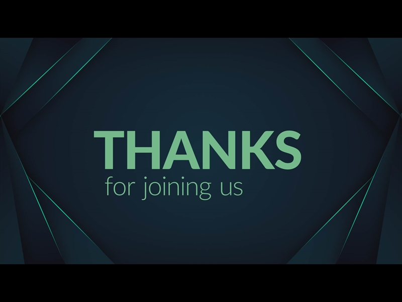 Mint Flow Thanks For Joining Us Animation | Now i See Media ...