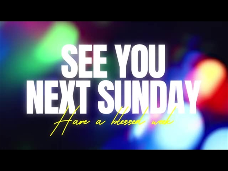 Rgb Lights See You Next Week | New Vision Media | WorshipHouse Media