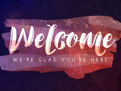 American Flags And Fireworks Welcome Motion | Playback Media ...