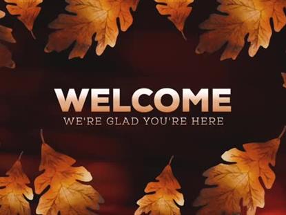 Autumn Glow Welcome Home Motion | Playback Media | Playback Media Store