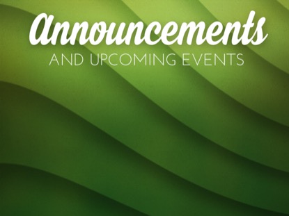 Emerald Waves Announcements Motion | Playback Media | WorshipHouse Media