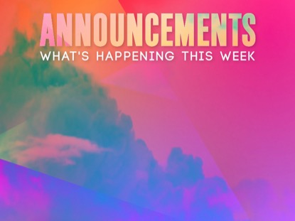 announcements background