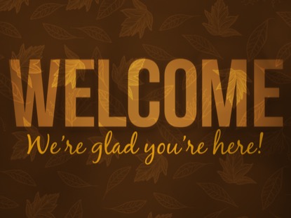 Orange Fall Welcome Motion | Playback Media | WorshipHouse Media