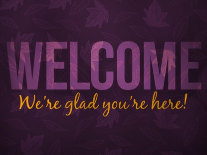 Purple Fall Welcome Motion | Playback Media | WorshipHouse Media