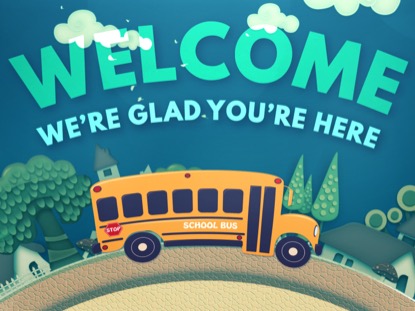 School Bus Welcome Motion | Playback Media | WorshipHouse Media