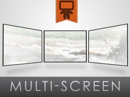 White Washed 4 Motion Triple Wide | Playback Media | WorshipHouse Media