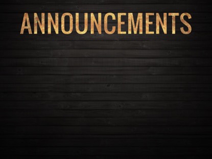 Wooden Glow Announcements Motion | Playback Media | WorshipHouse Media