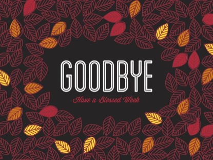Fall Leaves Goodbye | Igniter Media | WorshipHouse Media