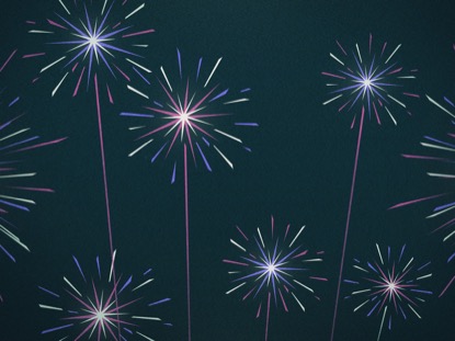 Illustrated Fireworks Purple | Igniter Media | WorshipHouse Media