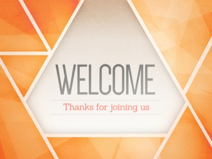 Modern Angles Welcome | Igniter Media | WorshipHouse Media