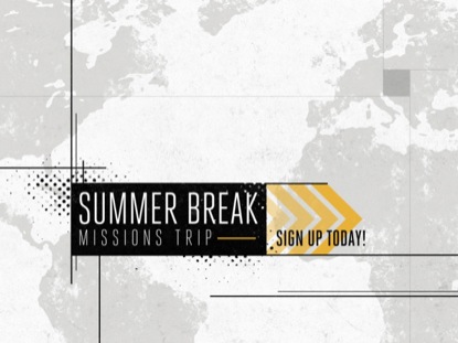 Summer Break Mission Trip | Igniter Media | WorshipHouse Media