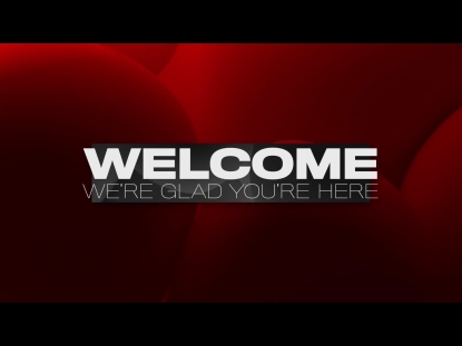 Livestream Welcome Title Screen Red | Pixel Preacher | WorshipHouse Media