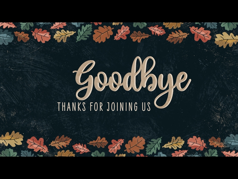 Happy Leaves Goodbye | Timber & Pearl | WorshipHouse Media