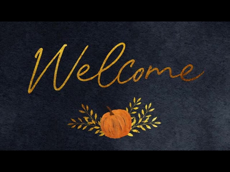 Harvest Pumpkin Welcome | Timber & Pearl | WorshipHouse Media
